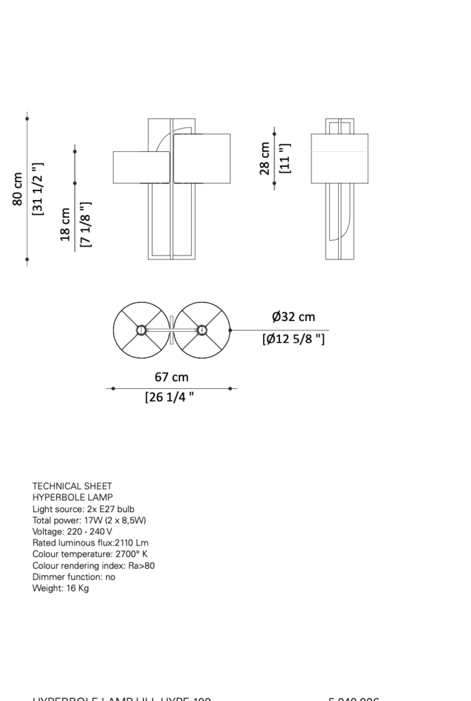 Hyperbole Lamp - European Design Haus